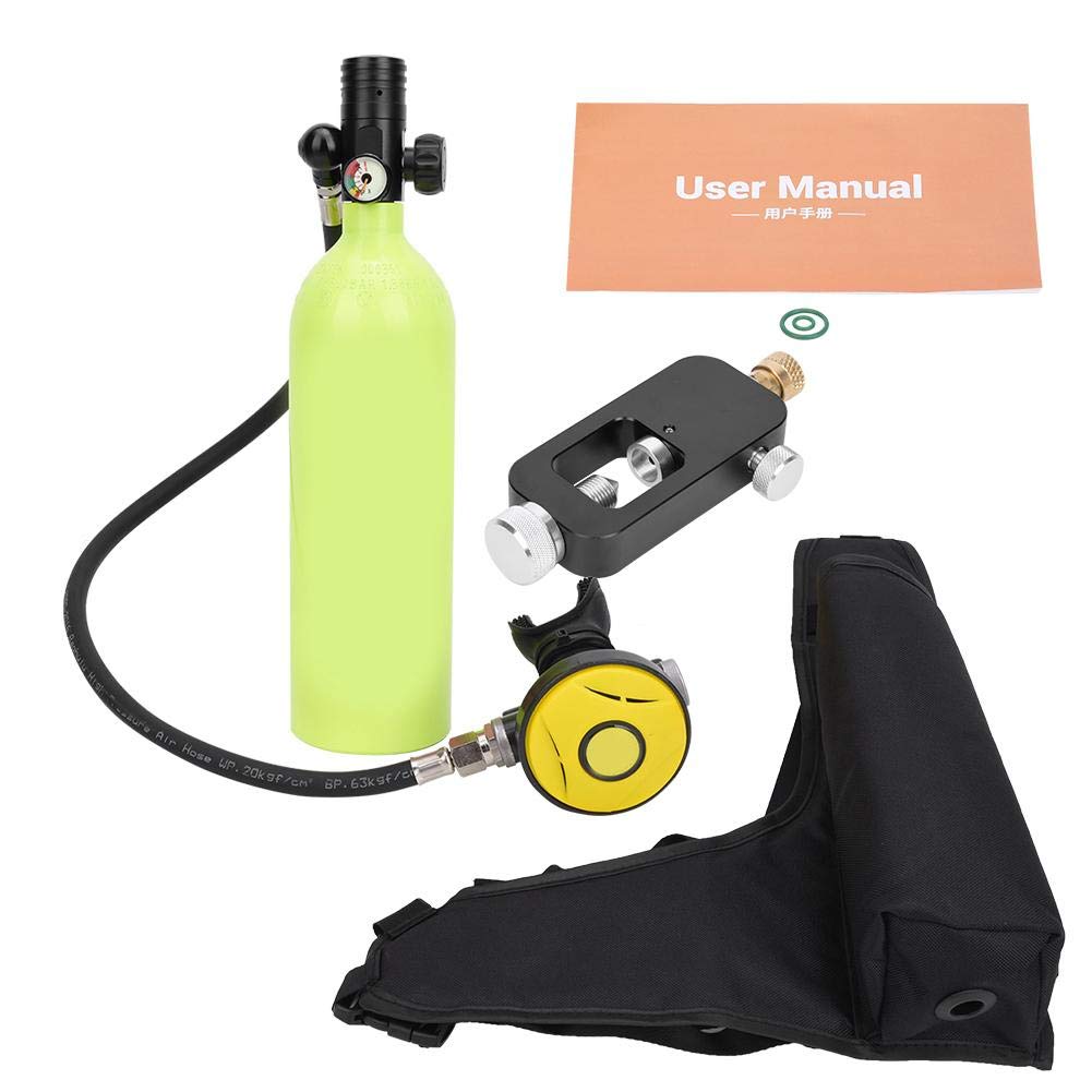 Buy FocketScuba Tank, S400+1L Diving Oxygen Tank 360 Degree Rotate ...