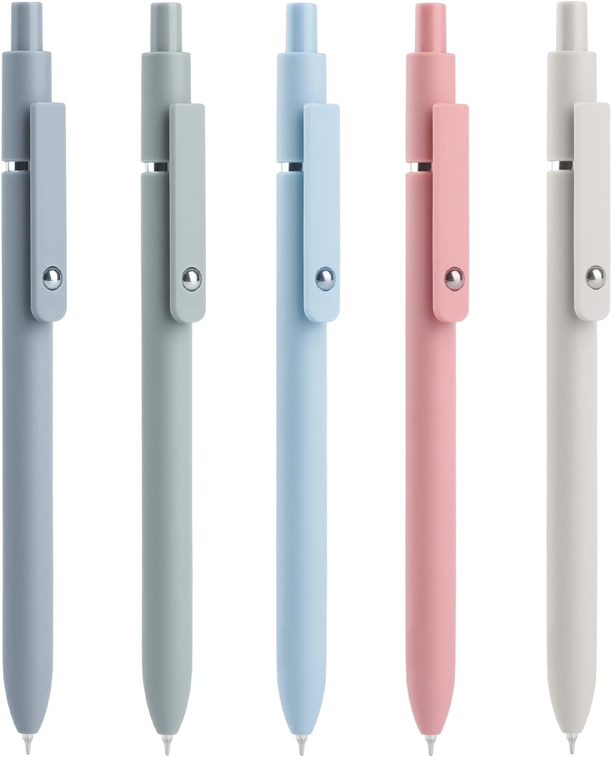 Amazon.com: LINFANC 6 Pack Cute Gel Pens, Retractable Quick Dry Gel Ink ...