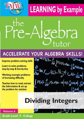 Amazon.com: Pre-Algebra Tutor: Learning By Example - Dividing Integers ...