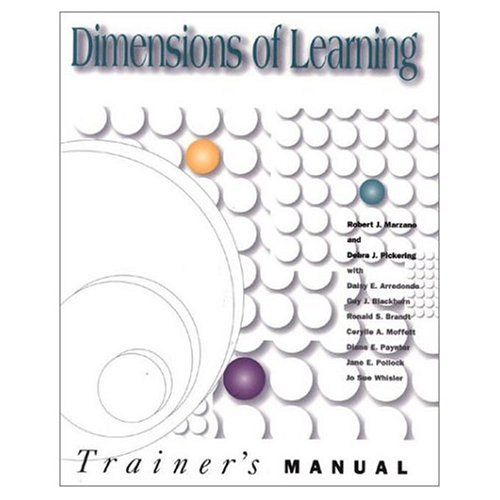 Amazon.fr - Dimensions of Learning - Trainer's Manual (2nd Edition ...