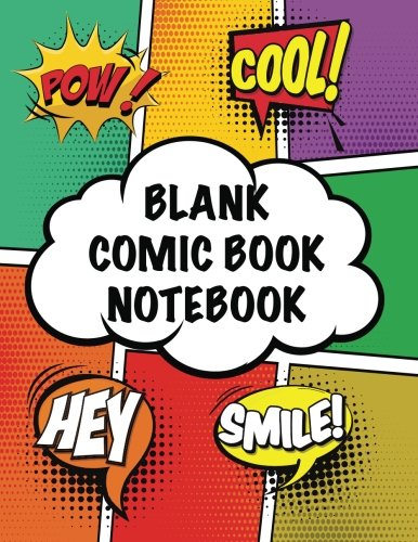 Blank Comic Book Notebook: Variety of Templates Comic Blank Create Your ...