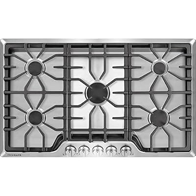 Frigidaire FGGC3645QS 36" Gas Cooktop, Stainless Steel | StovesDirect