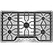 Amazon.com: Frigidaire FGGC3645QS 36" Gas Cooktop, Stainless Steel ...