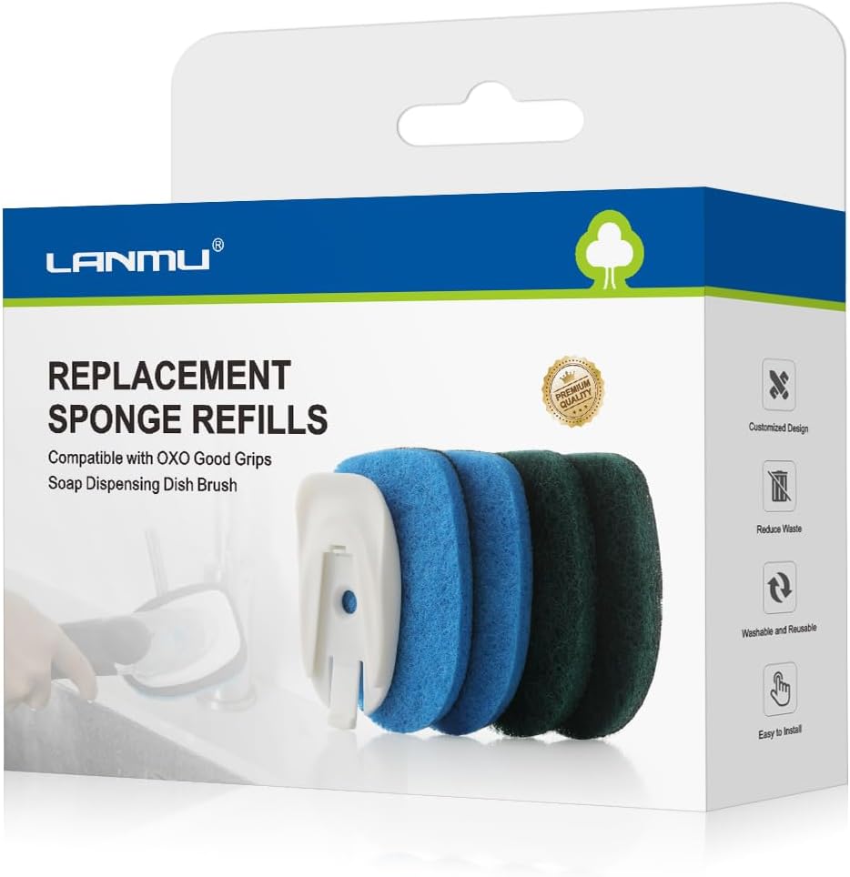 Amazon.com: LANMU Replacement Sponge Refills Compatible with OXO Good ...