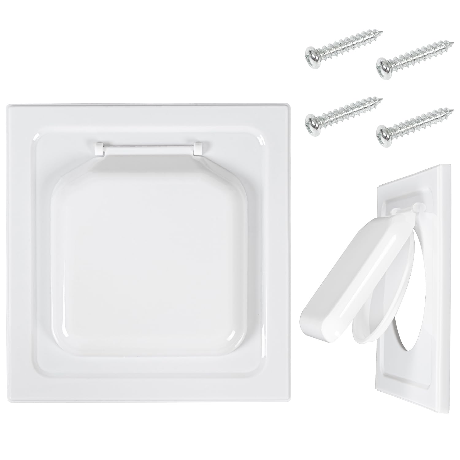 Air Vent Covers for Walls, 4.33” x 4.33” Ducting Air Vent Cover, Dual ...