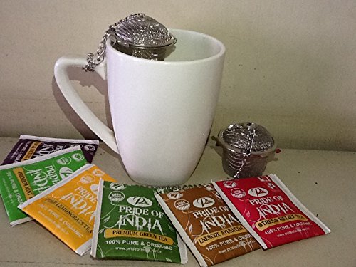 Buy Tea Mesh/Infuser - Stainless Steel 2.0" Size by Pride Of India Buy ...