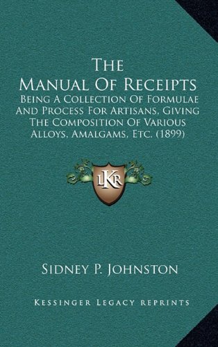 Buy The Manual of Receipts: Being a Collection of Formulae and Process ...