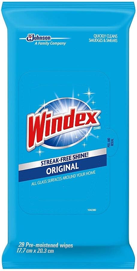 Amazon.com: Windex Original Glass and Surface Wipes, 28 Count : Health ...