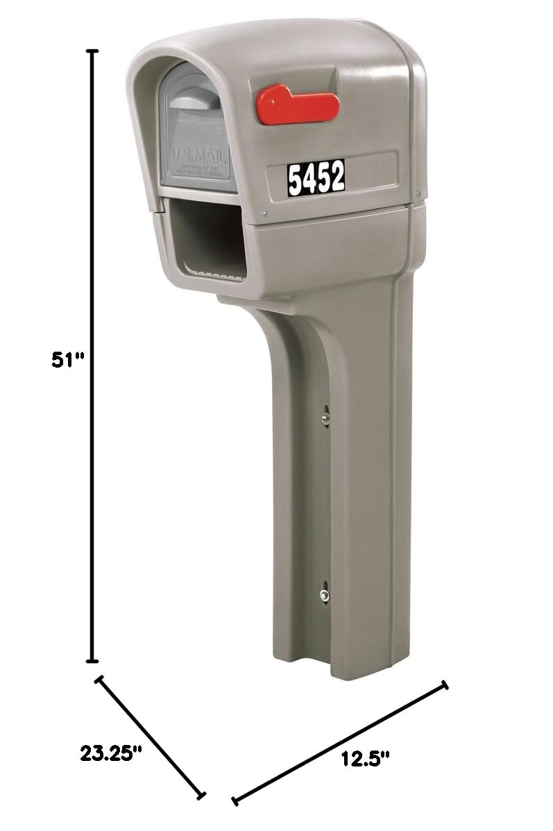 Step2 MailMaster Plus Mailbox, Easy to Install, Mailboxes for Outside ...