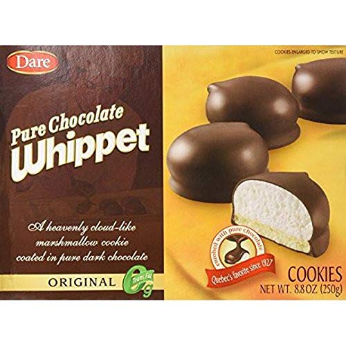 Amazon.com : Dare Pure Chocolate Whippet Original Cookies, 8.8 oz (Pack ...