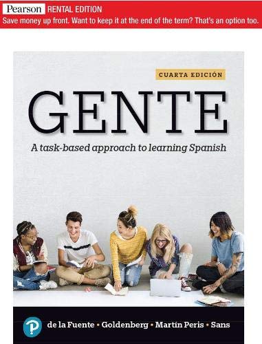 Gente: A task-based approach to learning Spanish : de la Fuente, María ...