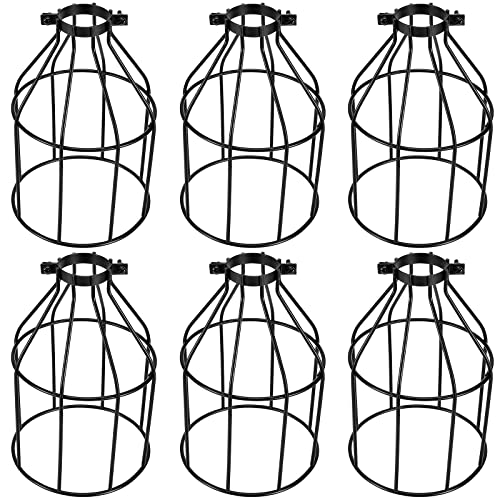 SEUNMUK 6 Pack Black Metal Bulb Guard, Vintage Old Open Style Lamp ...