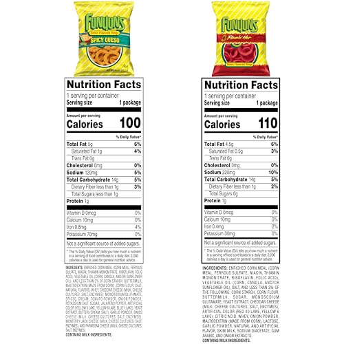 Snapklik.com : Funyuns Spicy Queso And Flamin Hot Onion Flavored Rings ...