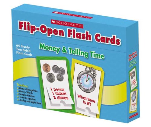 Flip-Open Flash Cards Money & Telling Time: Scholastic Inc ...