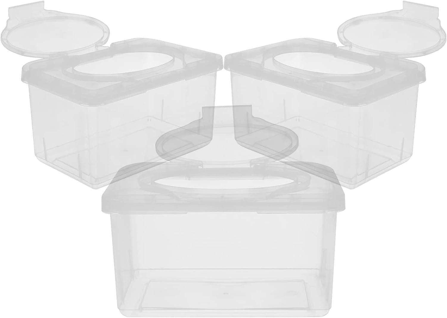Amazon.com: Ciieeo 3 Pcs Baby Wipes Dispenser Tissue Storage Box Wet ...