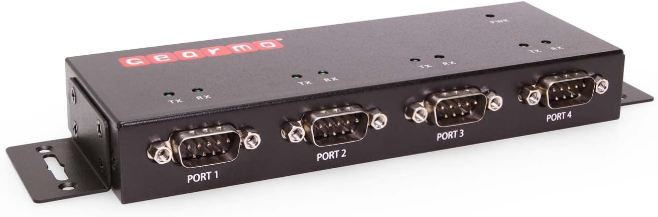 Amazon.com: RS232 Splitter, DTECH 4 Port Serial Expansion Box 1x4 COM ...