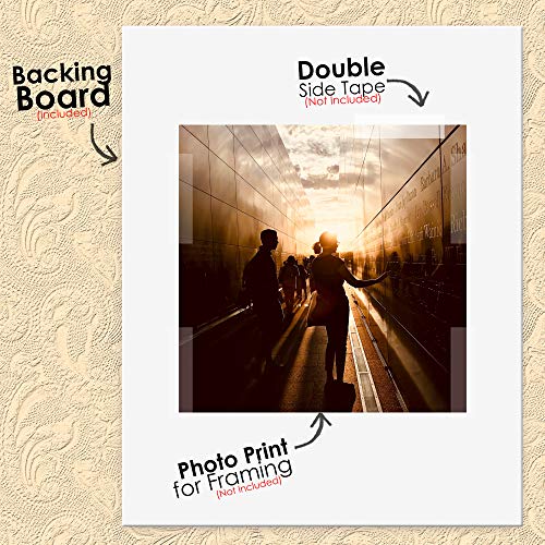 Snapklik.com : Golden State Art, 8x12 Picture Mat Matte Backerboards ...