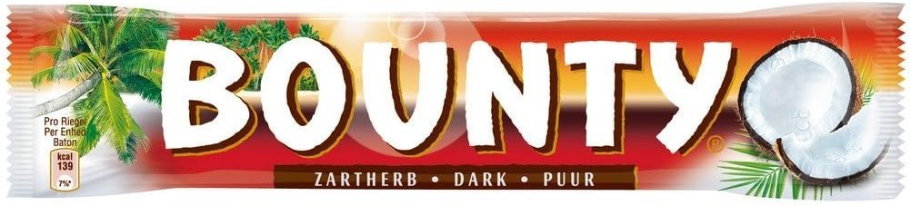 Bounty Dark Chocolate Covered Coconut Bars, 57g : Amazon.co.uk: Grocery