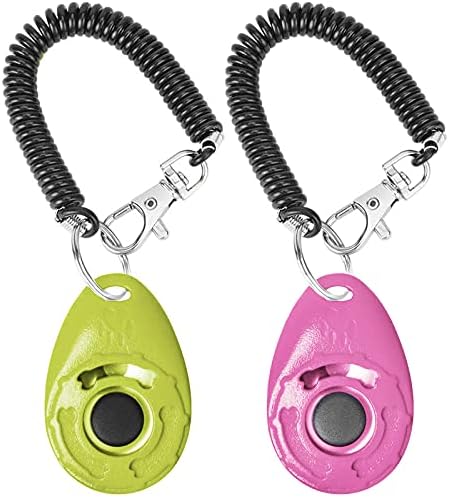 Bestomrogh 8 Pack Dog Training Clicker with Wrist Strap,Pet Training ...