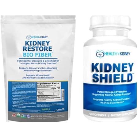 Amazon.com: Kidney Shield Fish Oil Renal Supplement & Kidney Restore ...