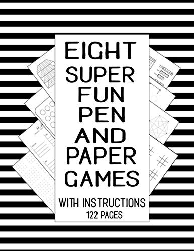 Eight Super Fun Pen and Paper Games With Instructions 122 Pages: Eight ...