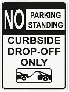 Amazon.com : Warning sign Danger Business signs,No Parking Standing ...