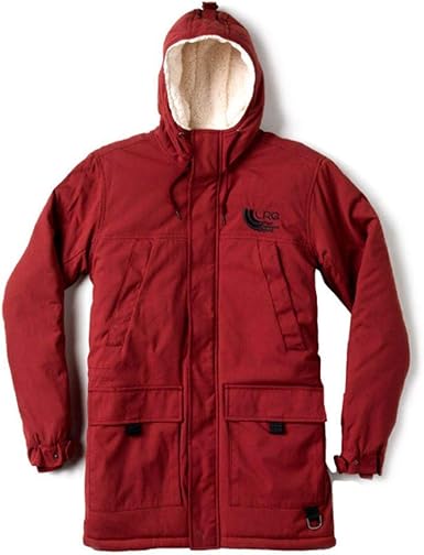 LRG Lifted Equipment Parka Jacket Maroon at Amazon Men’s Clothing store