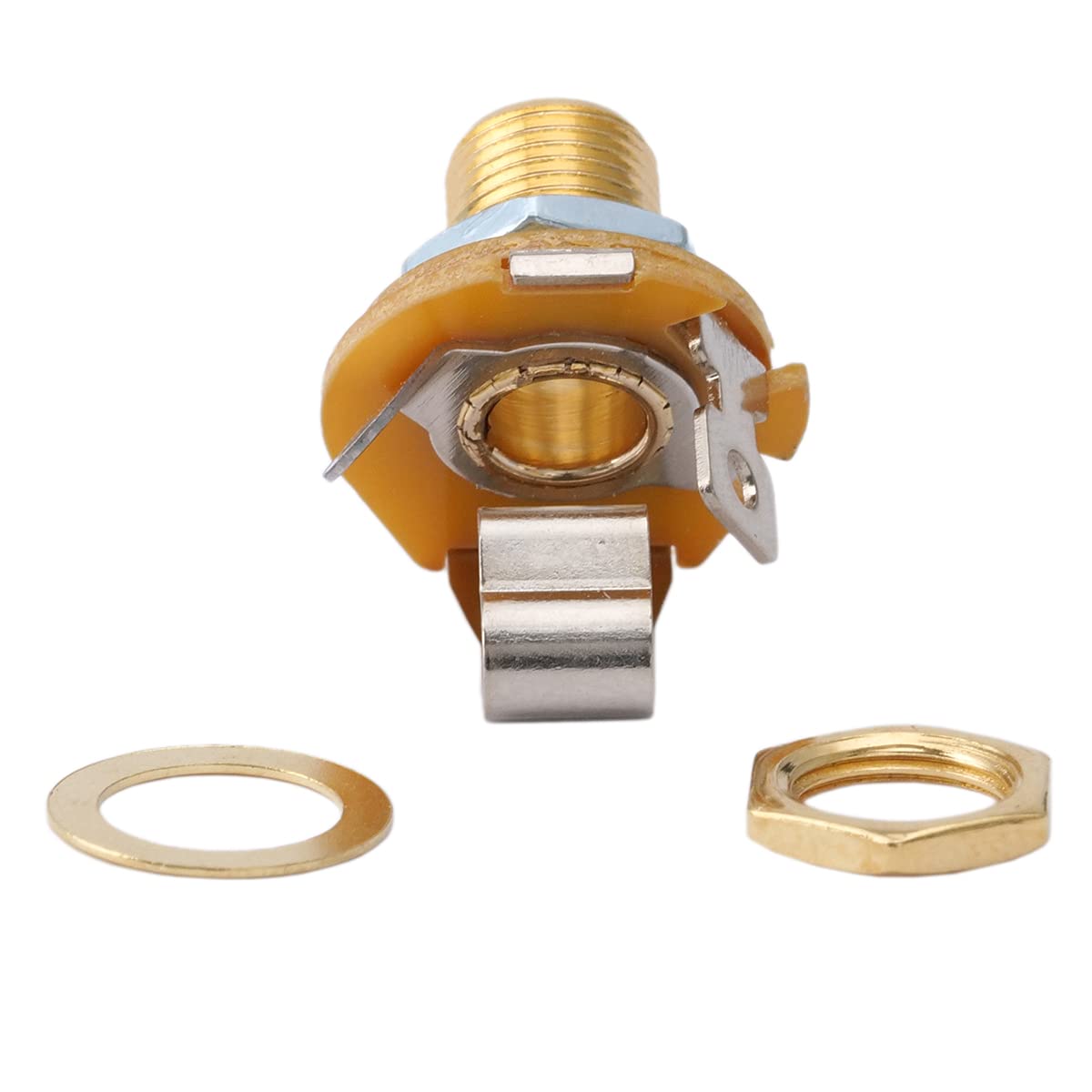 Musiclily Pro 1/4 inch Mono Output Jack Socket 2-Contact for Electric ...