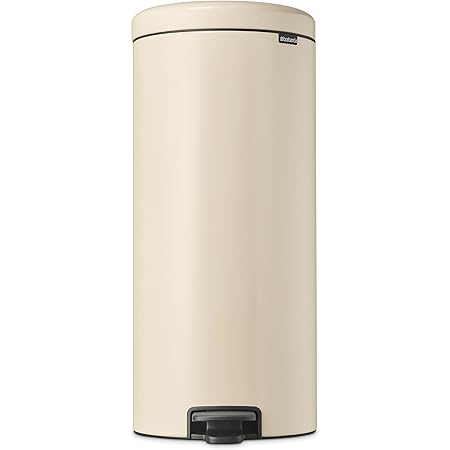 Brabantia 112126 Pedal Bin newIcon with Plastic Inner Bucket, 3 L-White ...