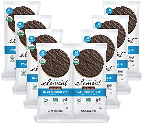 Amazon.com: Element Snacks - Dark Chocolate Rice Cakes (Pack of 8), All ...