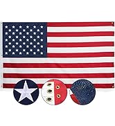 Amazon.com : American Flag 3x5 Outdoor - Made in USA Outdoor Heavy Duty ...