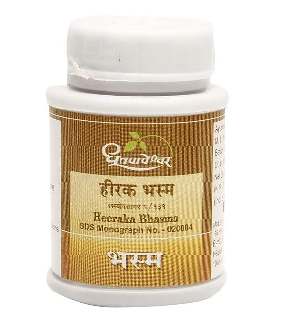 Buy Dhoota-papeshwar Heeraka Bhasma 1 Gm Online at Low Prices in India ...