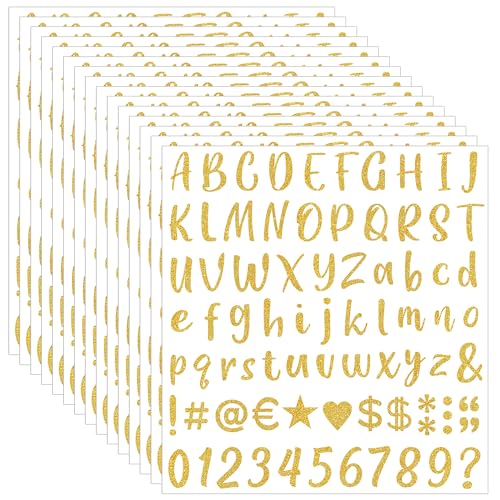 Best Gold Letter Stickers: Add a Touch of Glam to Your Projects ...