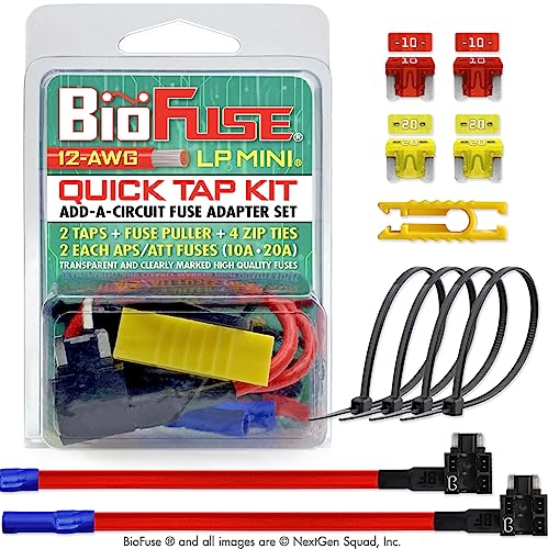 Snapklik.com : BioFuse 12 AWG Low Profile Mini ATT Quick TAP KIT: 2 Add ...