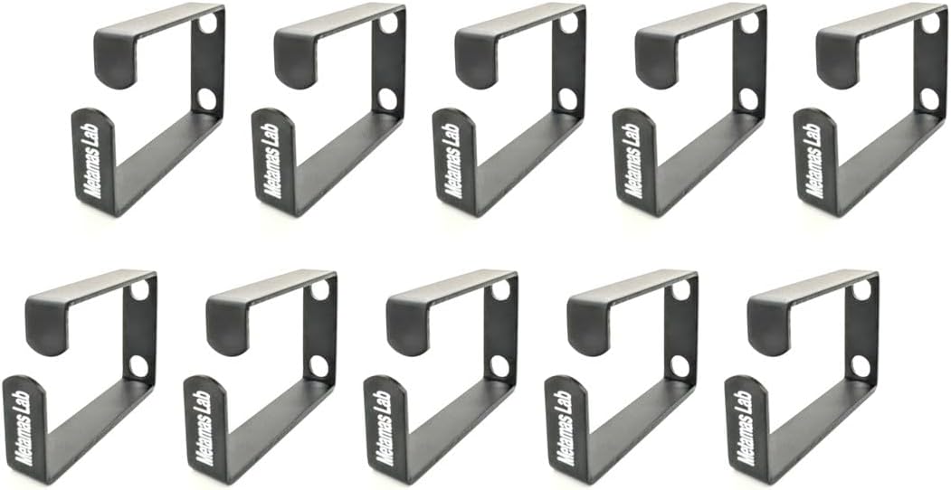 Amazon.com: 10 Pieces Vertical Cable Management D Ring 2.4 x 4 x 4 ...