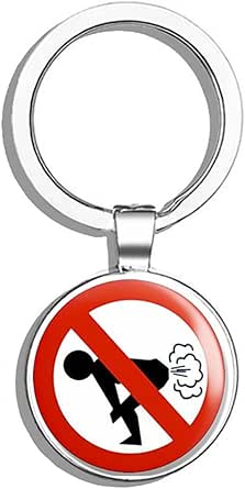 Amazon.com: PRS Vinyl Round NO Farting (Funny Humor Crude Butt Gas Fart ...