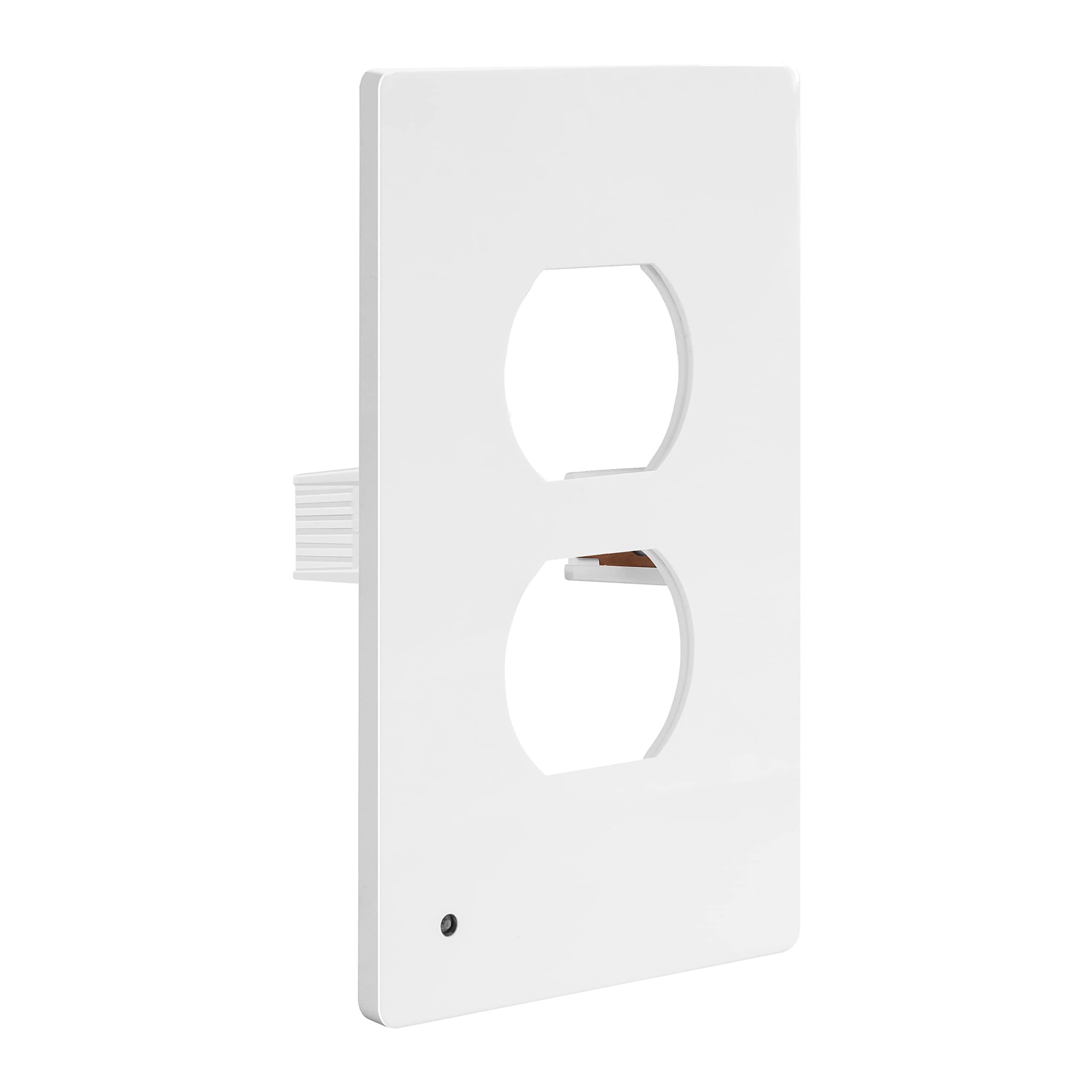 TOPGREENER Guide Light Wall Plate, Screwless Duplex Cover with LED ...
