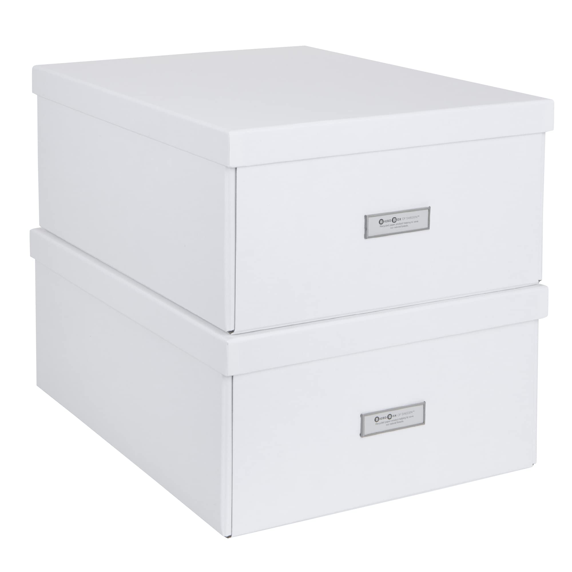 Amazon.com - Bigso Katrin Collapsible Storage Box | Photo Storage Box ...