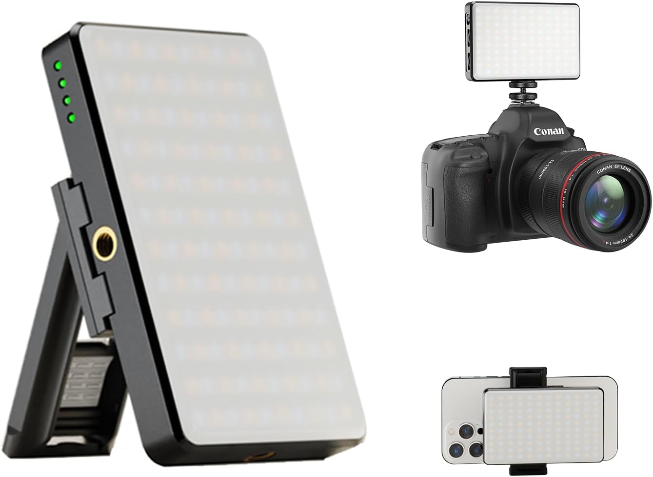 Starbea 120 led high power rechargeable clip phone light Selfie Light ...