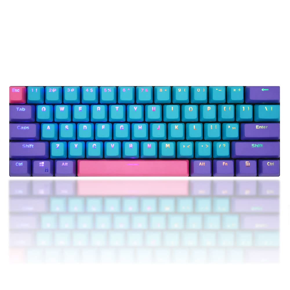 Buy Keycaps, 61 Keycaps 60 Percent Suitable for GK61/RK61/Anne/Ducky ...