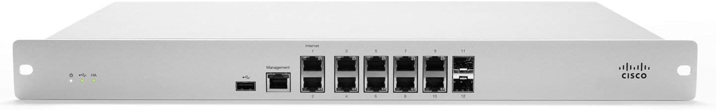 Amazon.com: Cisco Meraki MX84-HW Cloud Managed Security Appliance ...