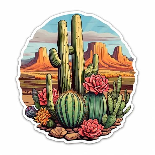Amazon.com: Desert Cactus Adventure Lover Unique Vinyl Decal Waterproof ...