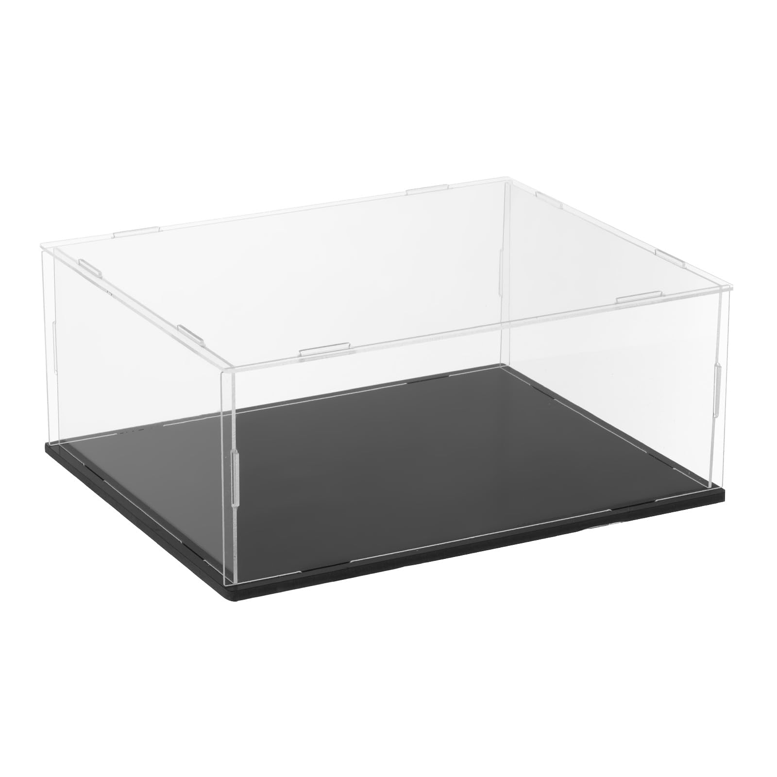 Amazon.com: uxcell Acrylic Clear Display Case for Collectibles Self ...