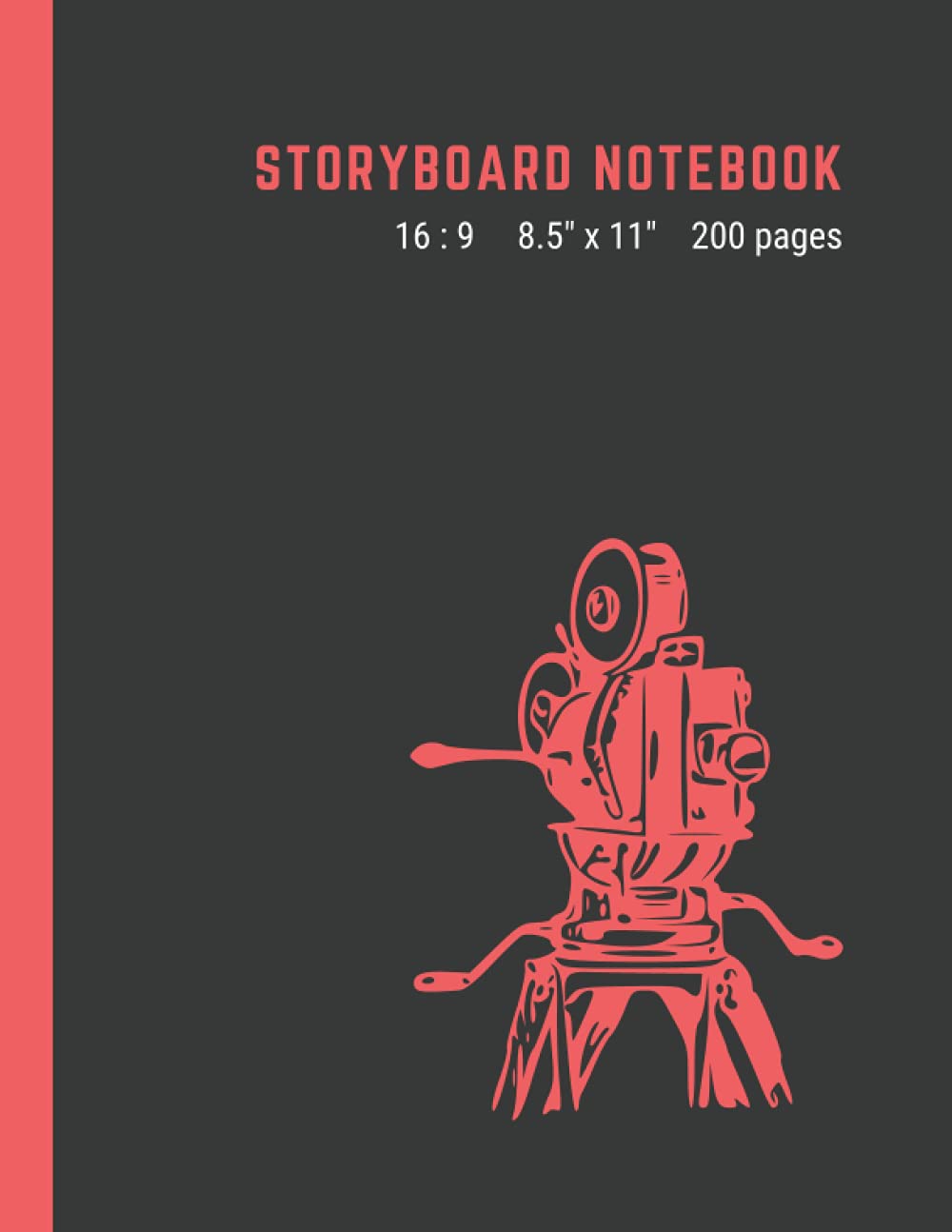 Storyboard Notebook 200 Pages Blank Storyboard 16x9 Frames 8 5x11 ...