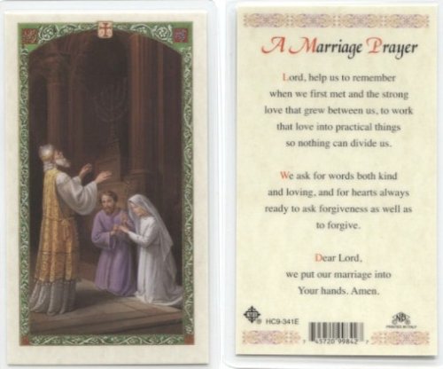 Amazon.com : Marriage of St. Joseph and Mary - A Marriage Prayer Holy ...