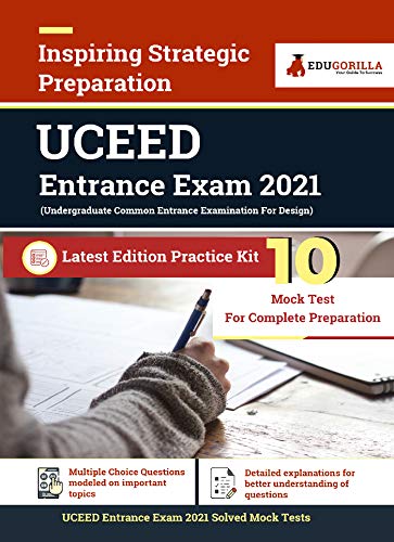 UCEED Entrance Exam 2021 | 10 Full-length Mock tests (Solved) | Latest ...