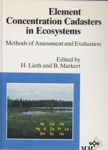 Amazon | Element Concentration Cadasters in Ecosystems: Methods of ...