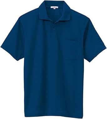 Amazon.co.jp: AITOZ（アイトス） 吸汗速乾（クールコンフォート）ペン差し付半袖ポロシャツ #AZ-10601ネイビー 3L : ファッション