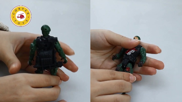 CORPER TOYS Army Helicopter Toy Diecast Military Attack Plane with ...