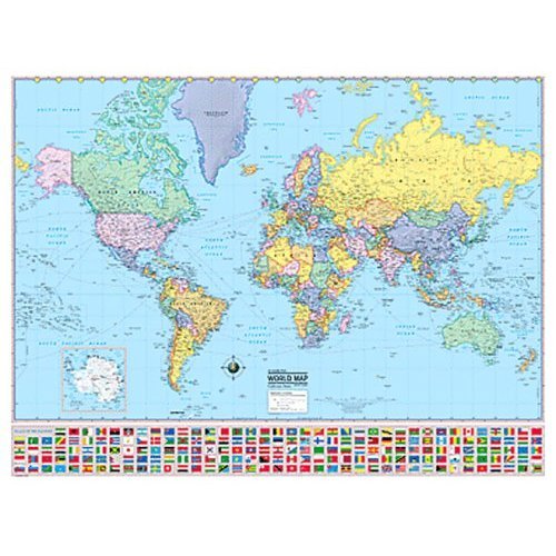 World Almanac, World Map: Amazon.co.uk: 0022402719038: Books